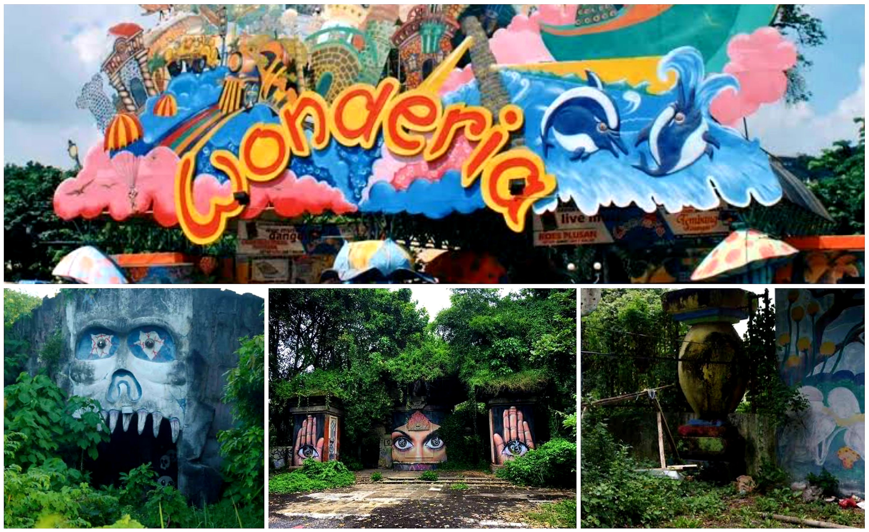 Taman Wonderia; Tempat Rekreasi yang Berubah Dratis dan Meninggalkan ...