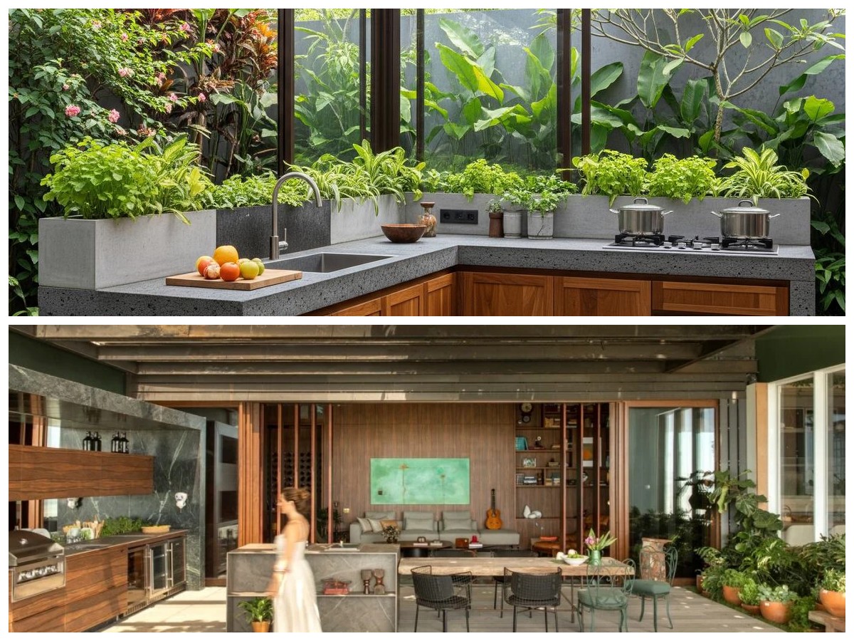 Inspirasi Dapur Terbuka Bergaya Villa, Suasana Mewah Bikin Aktivitas ...