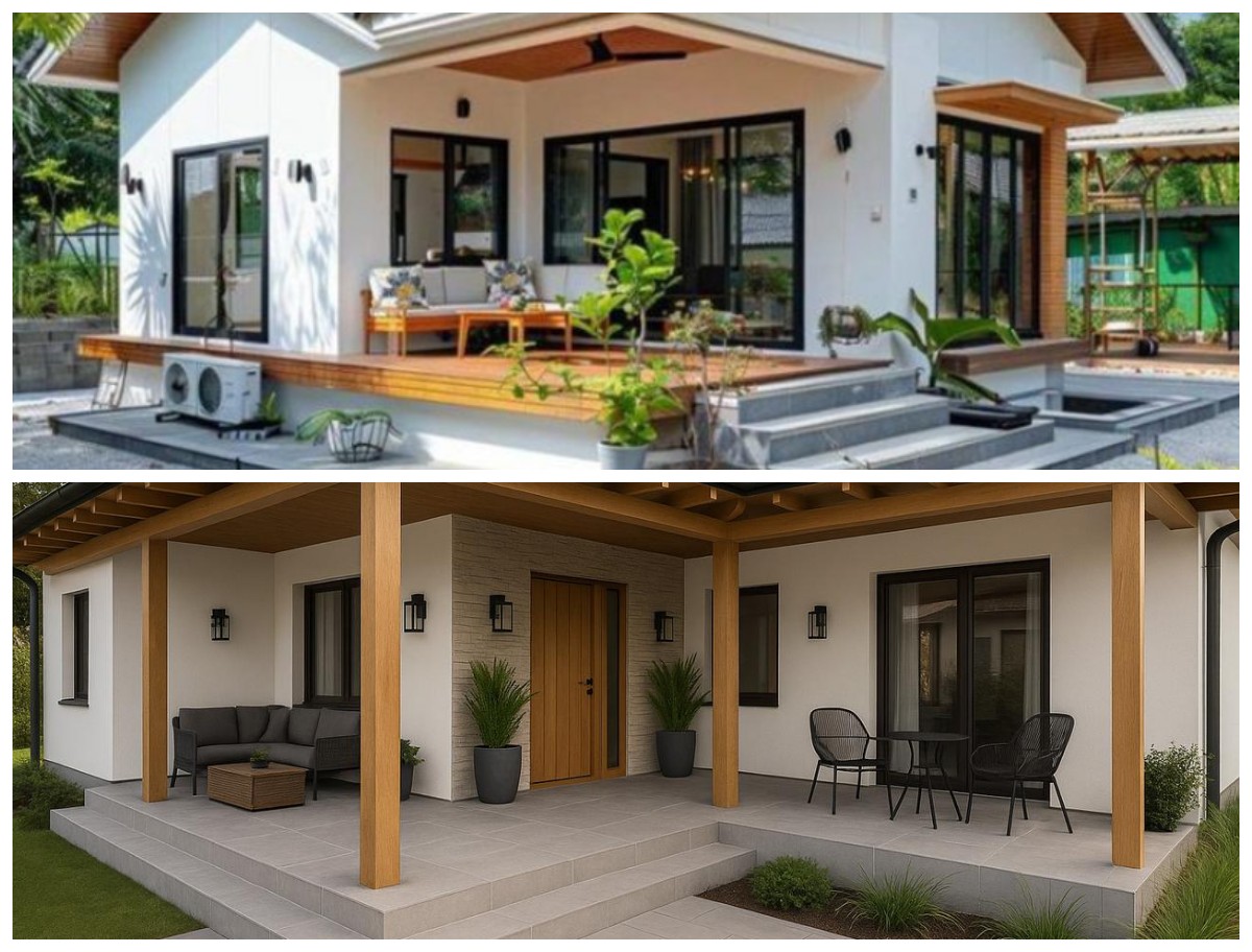 12 Inspirasi Model Teras Rumah Letter L Terbaru 2026, Desain Modern ...