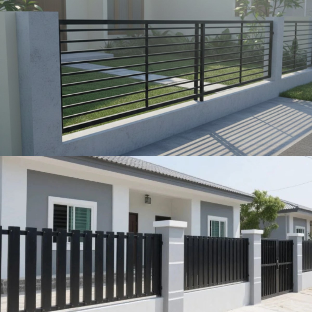 Inilah Sumber Inspirasi untuk Pagar Rumah Rendah yang Aman dan Menarik ...