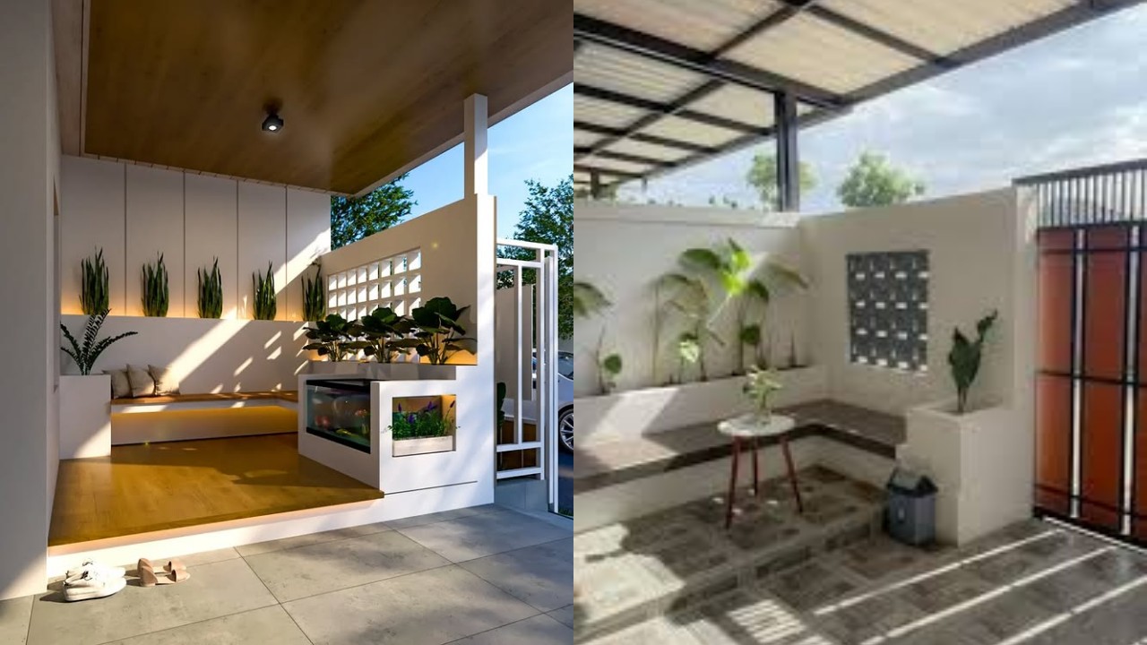 Model Teras Depan Rumah yang Super Cozy, Kesan Hangat Sejak Pandangan ...