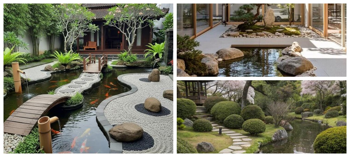 Kolam Taman Ala Jepang, Zen Garden dan Elemen Air untuk Relaksasi di Rumah!